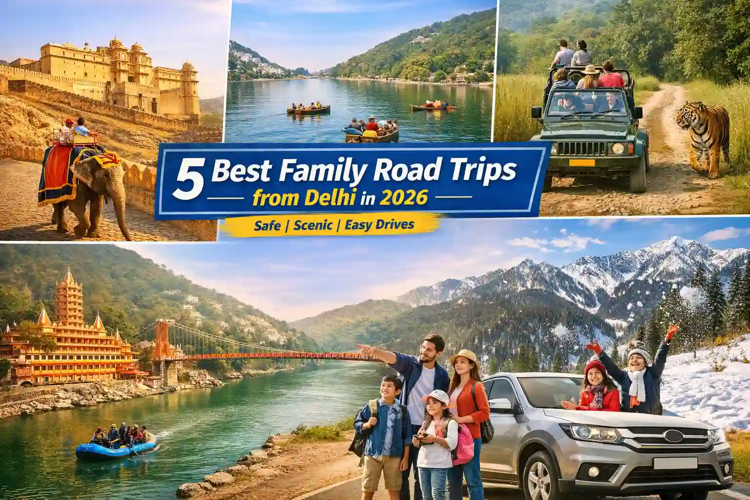 5 Best Family Road Trips from Delhi (Safe & Easy Drives) in 2026