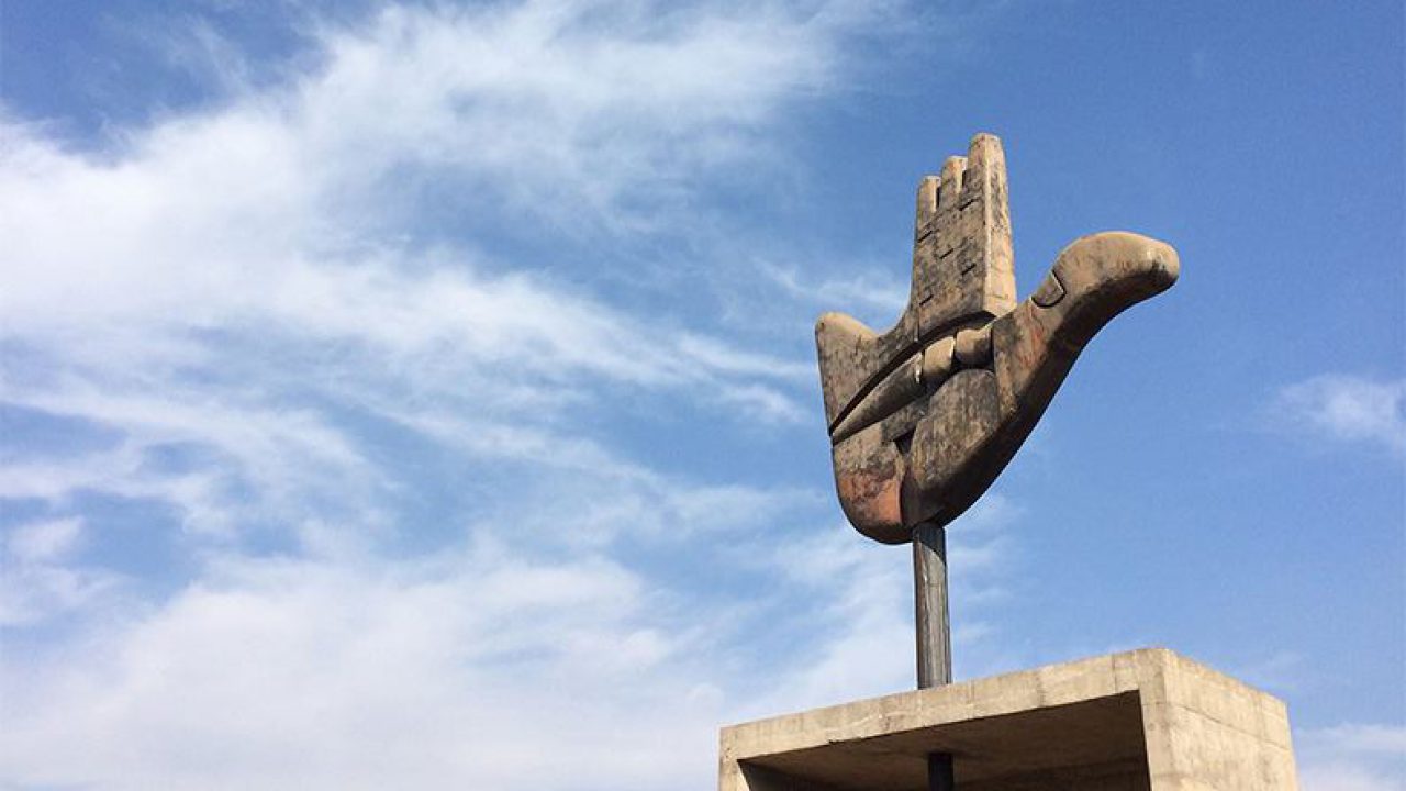 About Open Hand Monument Chandigarh Punjab